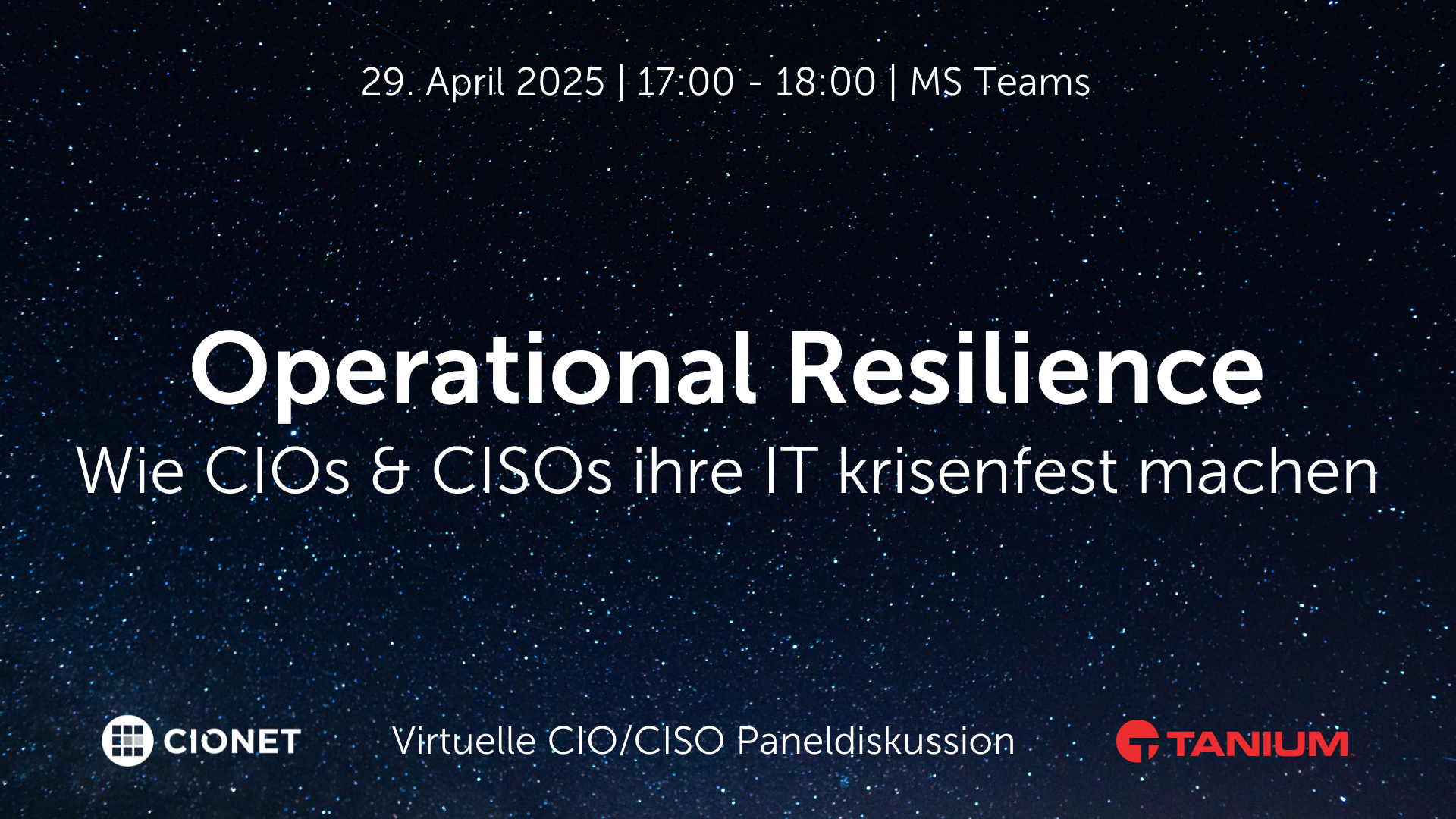 Online: Operational Resilience